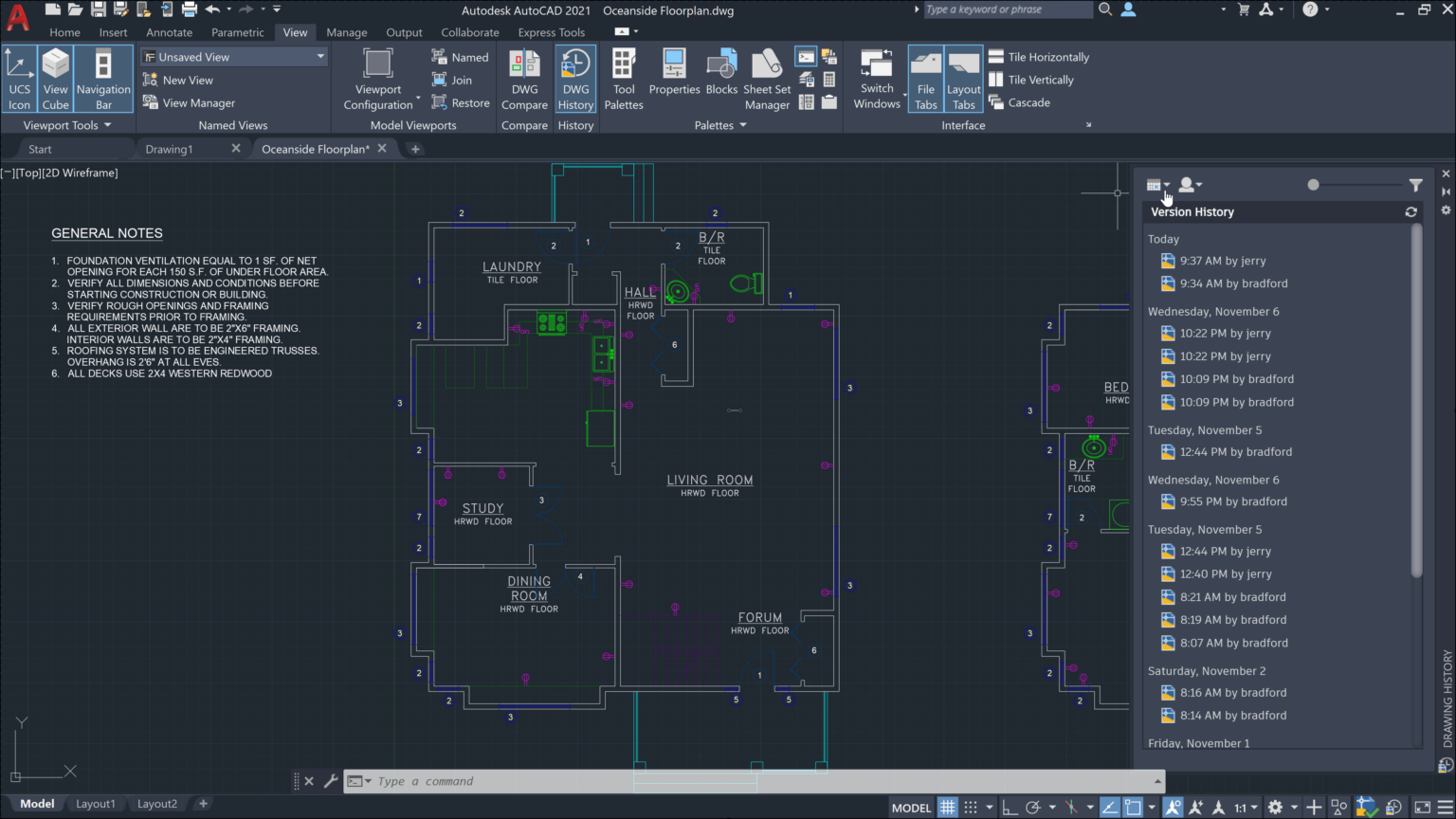 AutoCAD_2021_Screenshot_1_ACAD-2021_DWG-History1 - ArchSupply.com