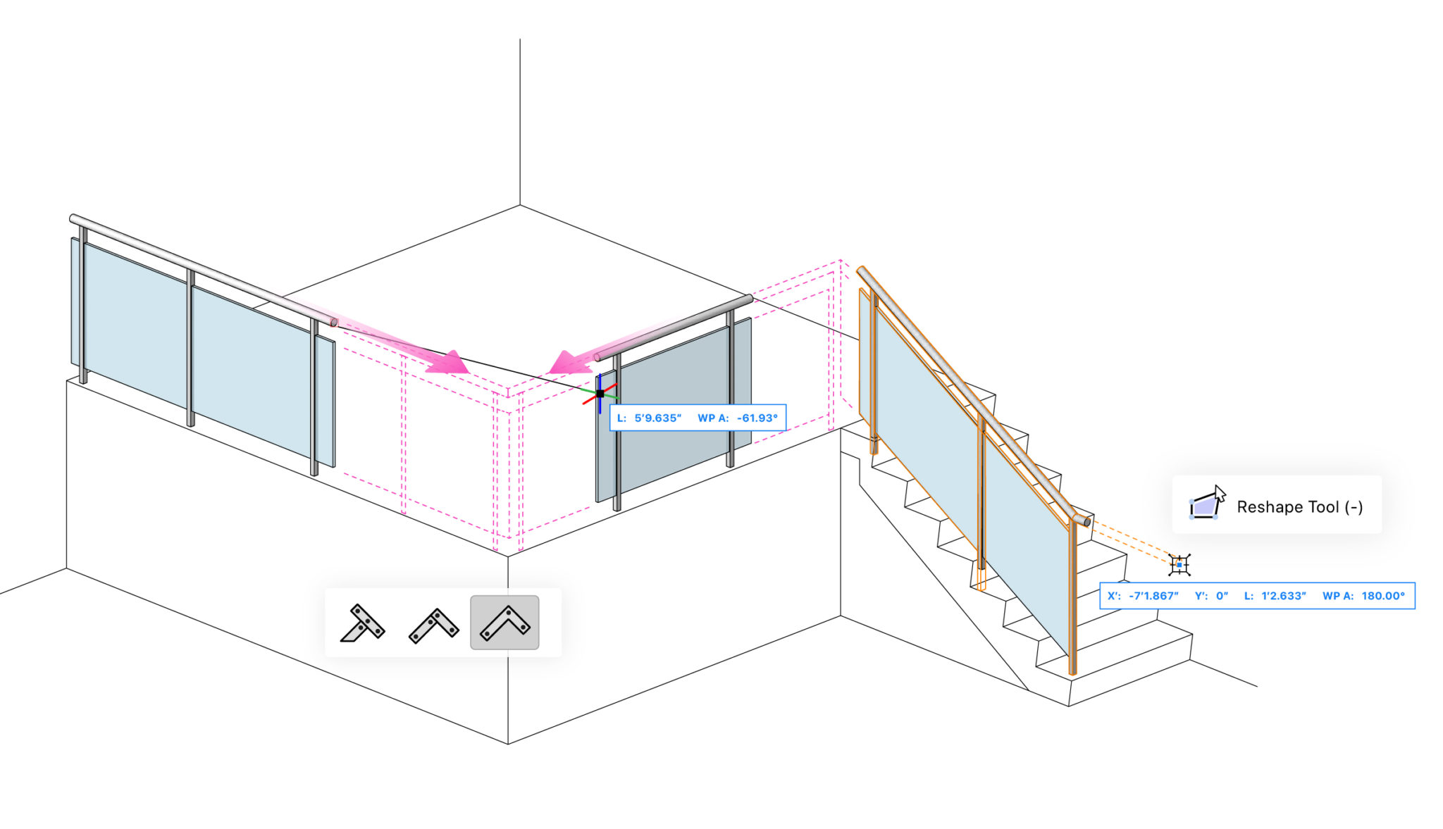 Vectorworks_2021_railing-fence-improvements - ArchSupply.com