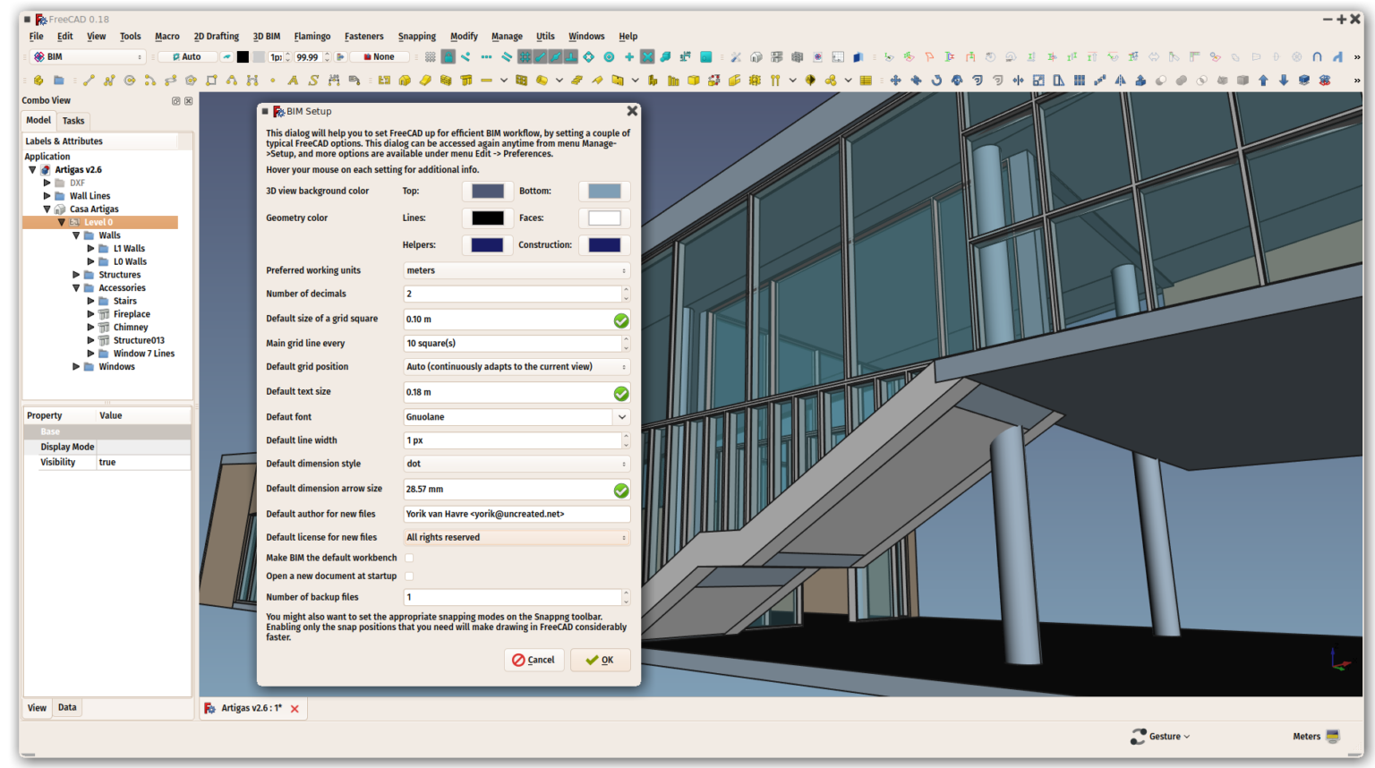 FreeCAD_Screenshot_7_BIM_workbench_presentation - ArchSupply.com