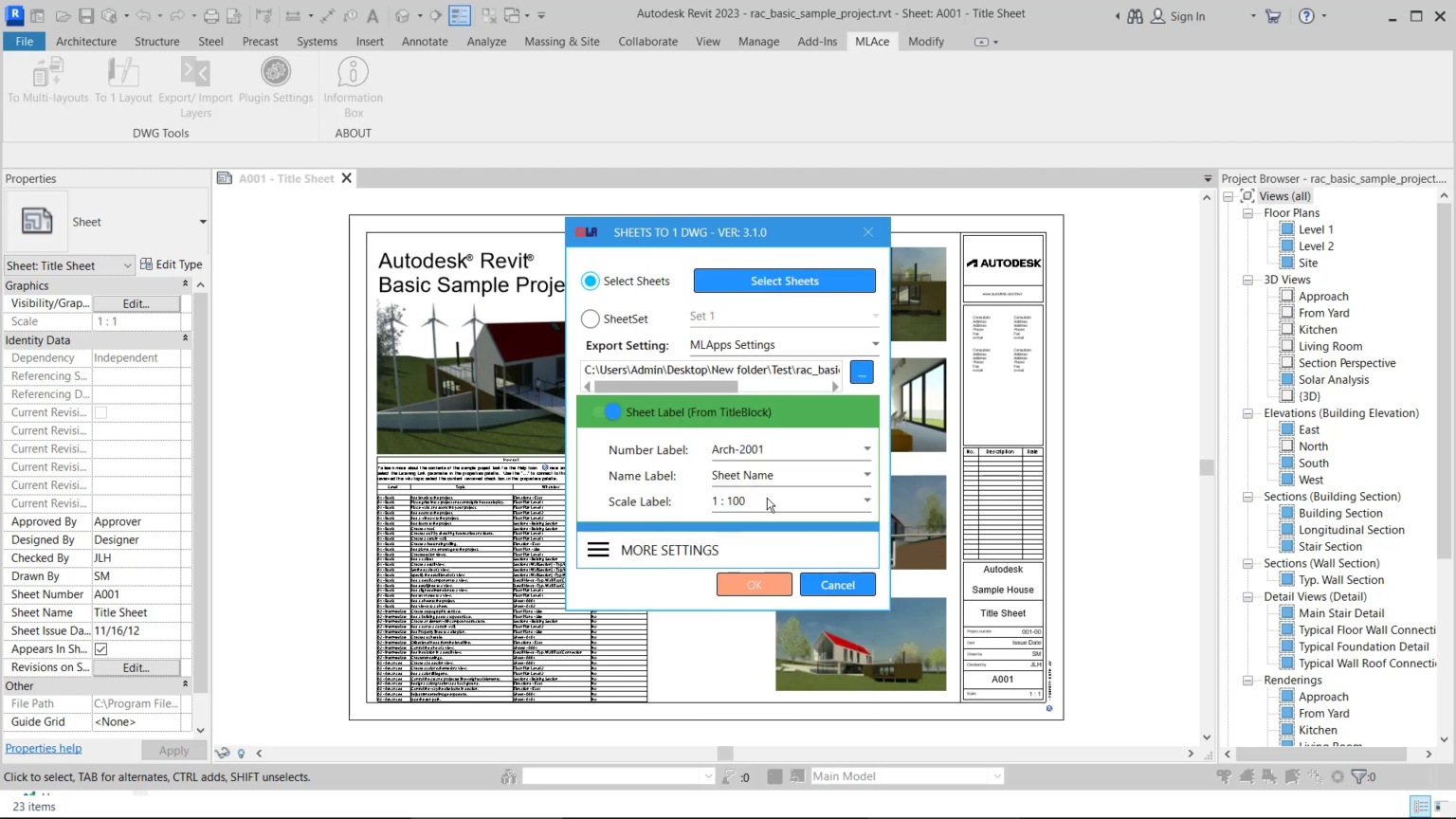 Multiple_sheets_to_1_DWG_for_Revit_Screenshot_2 - ArchSupply.com